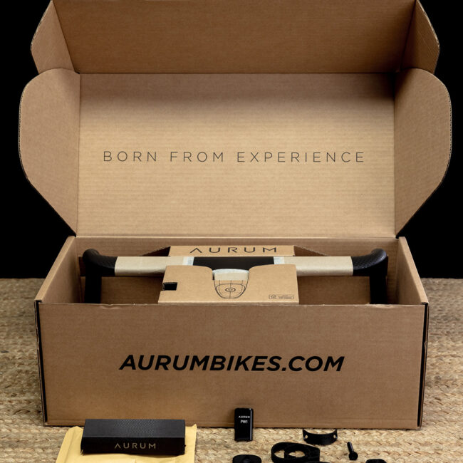 AURUM Integrated Handlebar + Computer Mount - Aurum Bikes