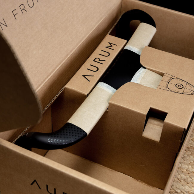 AURUM Integrated Handlebar + Computer Mount - Aurum Bikes